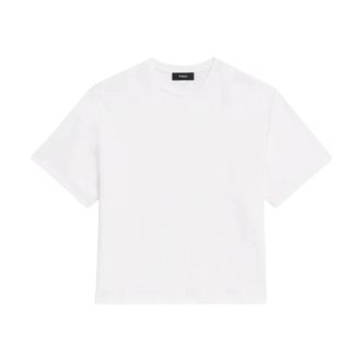 Theory Boxy Tee - - Tops - Damen - Wei&szlig; - XS