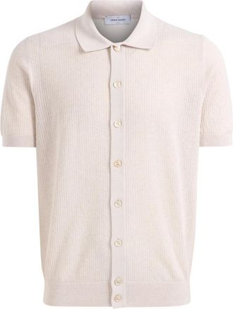 Gran Sasso Homme, Chemises, Beige, Taille: L Camicia