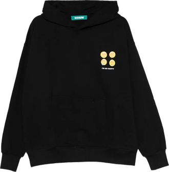 Barrow hoodie à imprimé graphique - Noir