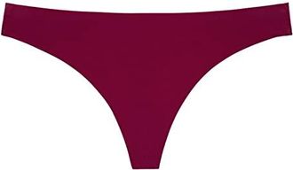 Generic Culotte String sans Couture sous-vêtement String Extensible Respirant pour Femmes String 1 pièce Sexy Fil sous-vêtement adhésif sans Culotte Femme Gra