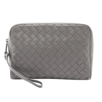 Bottega Veneta unisex, Pre-owned, Gris, Taille: ONE Size Sac clutch Intrecciato Pre-owned