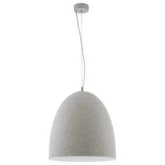 Eglo 94355 A++ to E, H&auml;ngeleuchte, Stahl, E27, Grau, &Oslash; 48,5 cm