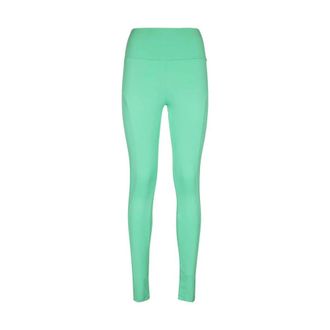 Msgm Elastische High-Waist Leggings - - Trousers - Damen - Gr&uuml;n - XS