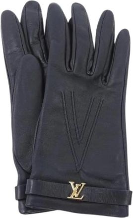 Louis Vuitton unisex, Pre-owned, Noir, Taille: ONE Size Gants chauds Pre-owned