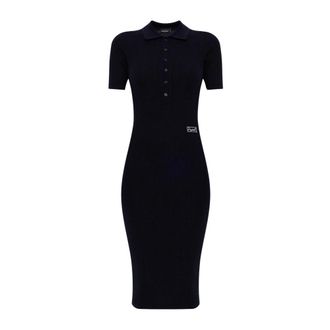 Dsquared2 Robe en laine - Femme - Robes - Bleu - Taille: 38 FR