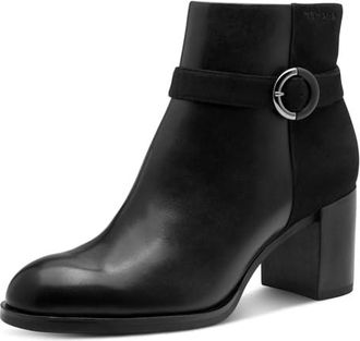 Tamaris Bottines à talon pour femme 1-25363-45 - Noir - Taille 39 EU, Noir, 39 EU