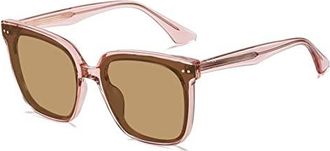 Generic Lunettes de soleil polarisées à large monture pour femmes pour hommes et femmes, pare-soleil de vacances en plein air (couleur : D, taille : moyen) 20