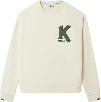 Kickers Homme, Sweatshirts et sweats &agrave; capuche, Beige, Taille: L Big K Sweater Lifestyle Coton Sweat