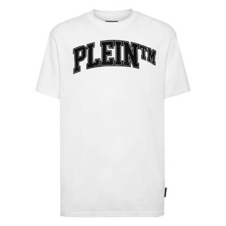 Philipp Plein Rundhals-T-Shirt College - - Tops - Herren - Wei&szlig; - 5XL