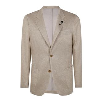 Lardini Einknopf-Blazer - - Jackets - Herren - Beige - XL