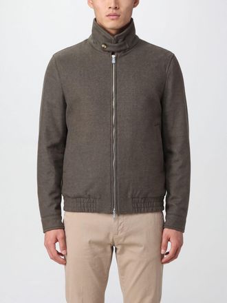 Brunello Cucinelli Blouson bomber en laine avec col montant et fermeture zipp&eacute;e