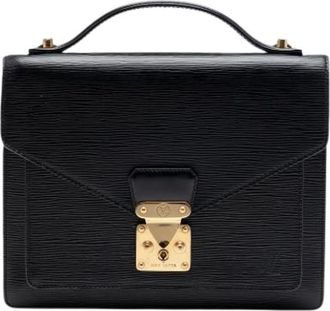 Louis Vuitton Pre-owned Cuir sacs-louis-vuitton - Femme - Pre-owned - Noir - Taille: ONE Size