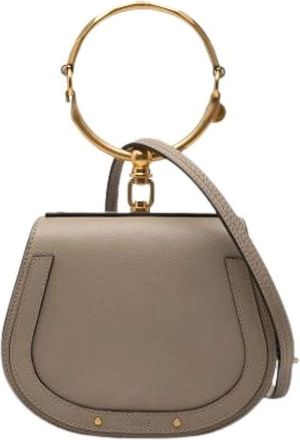 Chlo&eacute; Sac Mini Nile Pre-owned - Femme - Pre-owned - Gris - Taille: ONE Size