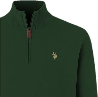 U.S.Polo Association Sweatshirt Herren Strickpullover 1er Pack Baumwolle (Packung, 1er Pack)