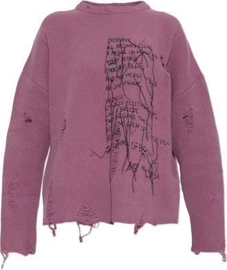 Akep Pullover mit Vintage-Effekt - - Knitwear - Damen - Lila - S