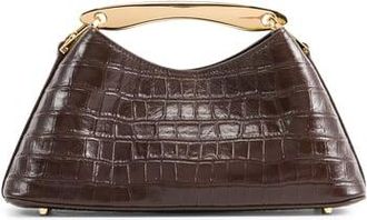 Elleme Sac &agrave; main Mini Boomerang en cuir