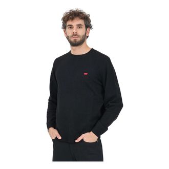 Levi's Homme, Pulls, Noir, Taille: S Pull Ras du Cou Original Housemark
