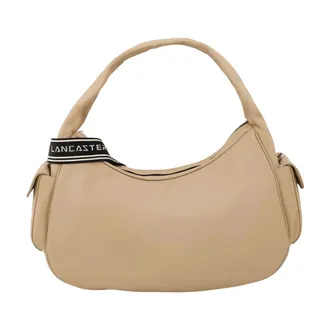 Lancaster Femme, Sacs, Beige, Taille: ONE Size Sac bandoulière extra large Julia
