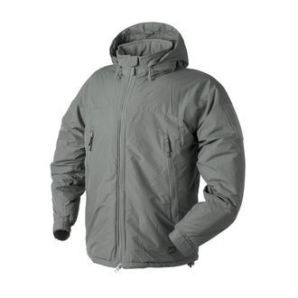 Helikon-Tex Taktische Feldjacke Level 7 - Outdoor, Militär, Patrol - mit Kapuze, Taschen - Winddichte Outdoorjacke - Alpha Grün - Größe 3XL