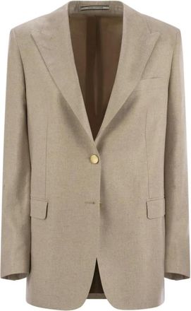 Tagliatore Homme, Vestes, Beige, Taille: XS Bertha Blazer