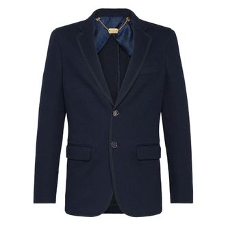 Billionaire Boys Club Homme, Vestes, Bleu, Taille: L Blazer Crest