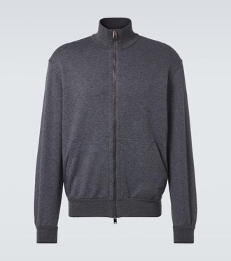 Brioni Sweat-shirt en coton mélangé