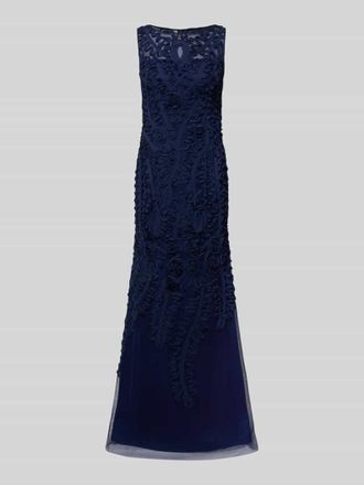 Adrianna Papell Abendkleid mit Applikationen