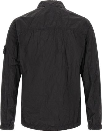 Stone Island Technical Polyamide Overshirt - Black
