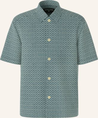 Strellson Kurzarm-Hemd Navi Comfort Fit gruen