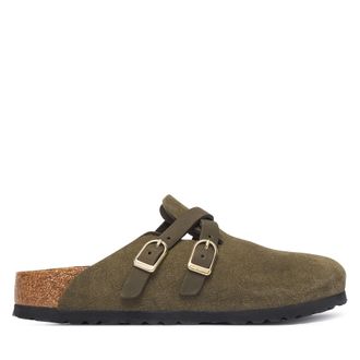 Birkenstock Pantoletten Birkenstock Blair D-Buckle 1033158 Dunkelgr&uuml;n