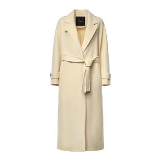 Pinko Pinko, Femme, Manteaux, Jaune, Taille: 42 FR Trench Manteaux