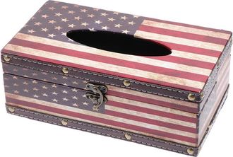 Hemoton Holzserviettenhalter F&uuml;r Taschentuchboxen Quadratische Taschentuchhalter Zubeh&ouml;r F&uuml;r Taschent&uuml;cherboxen Serviettenhalter Taschentuchhalter Aus Holz