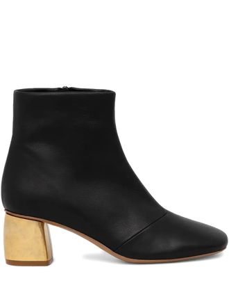 Forte_Forte bottines Darizo 55 mm en cuir - Noir