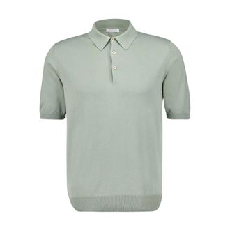 Boglioli Salbeigr&uuml;nes Baumwollpolo - - Tops - Herren - Gr&uuml;n - 2XL