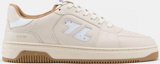 Z&egrave;ta Herren vegan Sneaker Ace 98 Wei&Atilde;Y Camel Braun