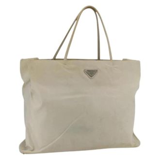 Prada Pre-owned Nylon Tote Bag - - Pre-owned - Damen - Beige - ONE SIZE
