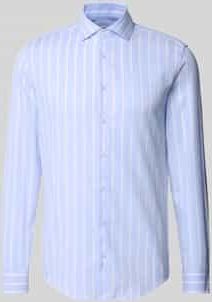 Seidensticker Slim Fit Business-Hemd aus Baumwolle mit Kentkragen