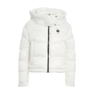 Blauer Elegante Steppdaunenjacke Aw25 - - Jackets - Damen - Wei&szlig; - M