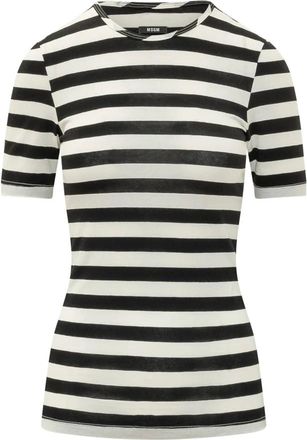 Msgm Msgm, Femme, Tops, Multicolore, Taille: 38 FR T-Shirt
