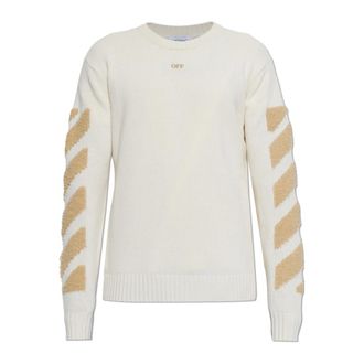 Off-white Herren, Strickwaren, Beige, LGr&ouml;&szlig;e