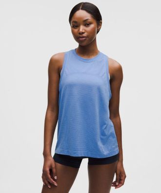 lululemon D&eacute;bardeur Swiftly Relaxed Nouvelle coupe pour Femmes - Bleu - Taille 0