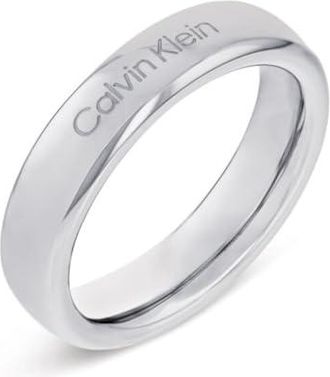 Calvin Klein Bague pour Femme en Acier Inoxydable