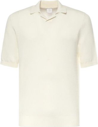 Eleventy Homme, Pulls, Beige, Taille: M Polo en coton tricot&eacute;