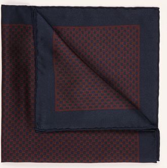 Ermenegildo Zegna Zegna Einstecktuch rot