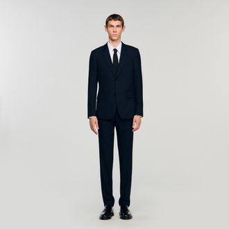 Sandro Veste de costume en laine