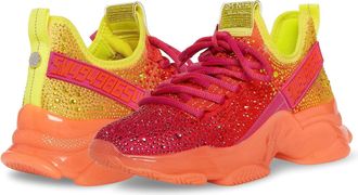 Steve Madden Damen Maxima Sneaker, Fuchsia, Ombré, 37 EU