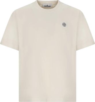 Stone Island Homme, Tops, Beige, Taille: S T-Shirt