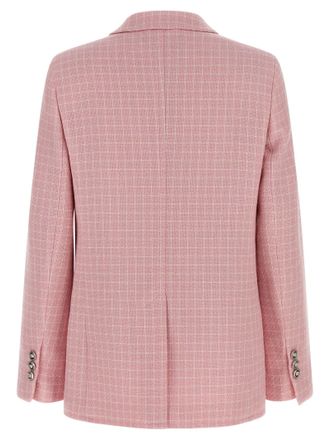 Versace Womens Multicolor Virgin Wool Blazer Clothing