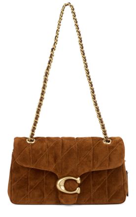 Coach Womens Shoulder Bag Tabby Camel Calfskin Handbags Hand