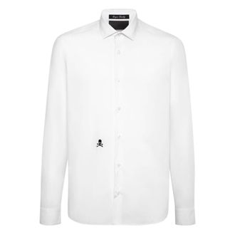 Philipp Plein Homme, Chemises, Blanc, Taille: S Sugar Daddy Cut Shirt